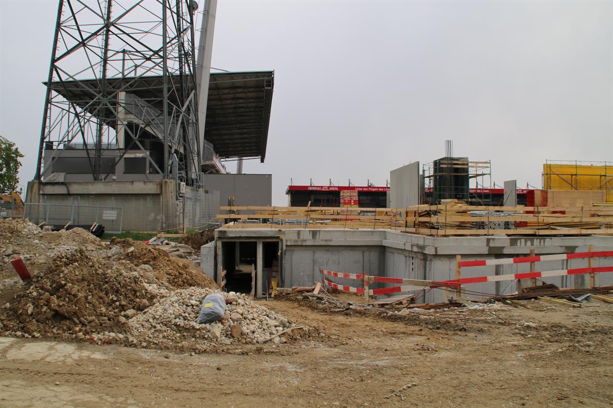 Bild: Generali-Arena Neu Stand: April 2018 - FK Austria Wien